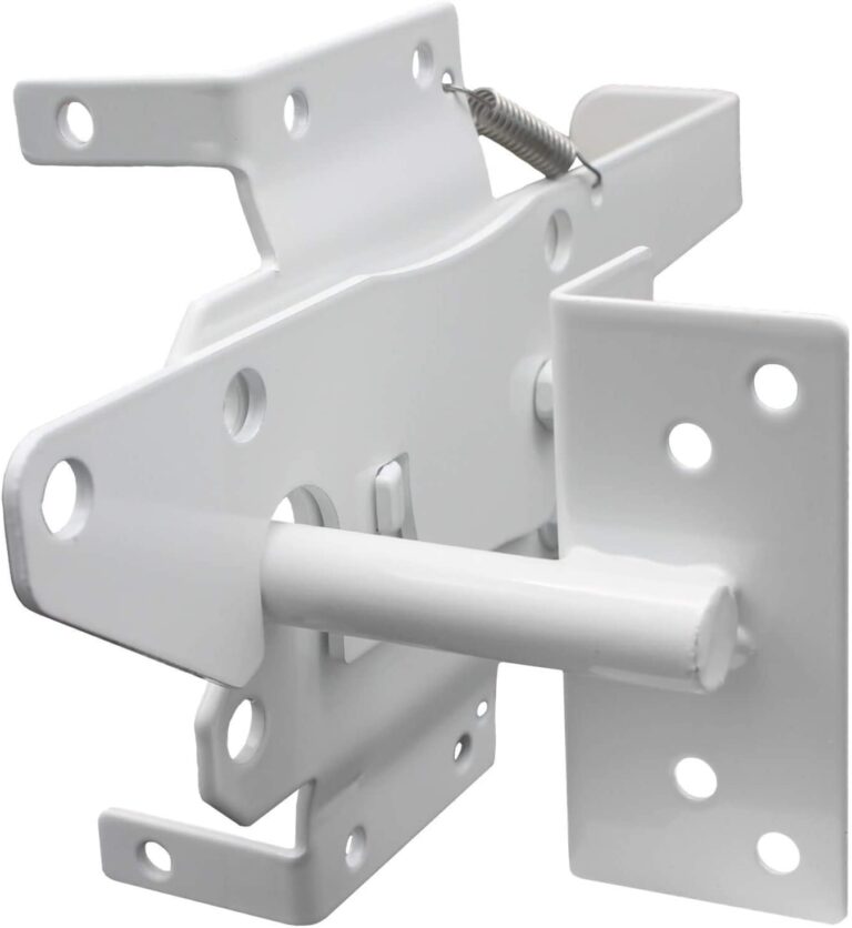 Vinyl Gate Latch White (for Vinyl, Wood, PVC etc Fencing) Fence Gate ...